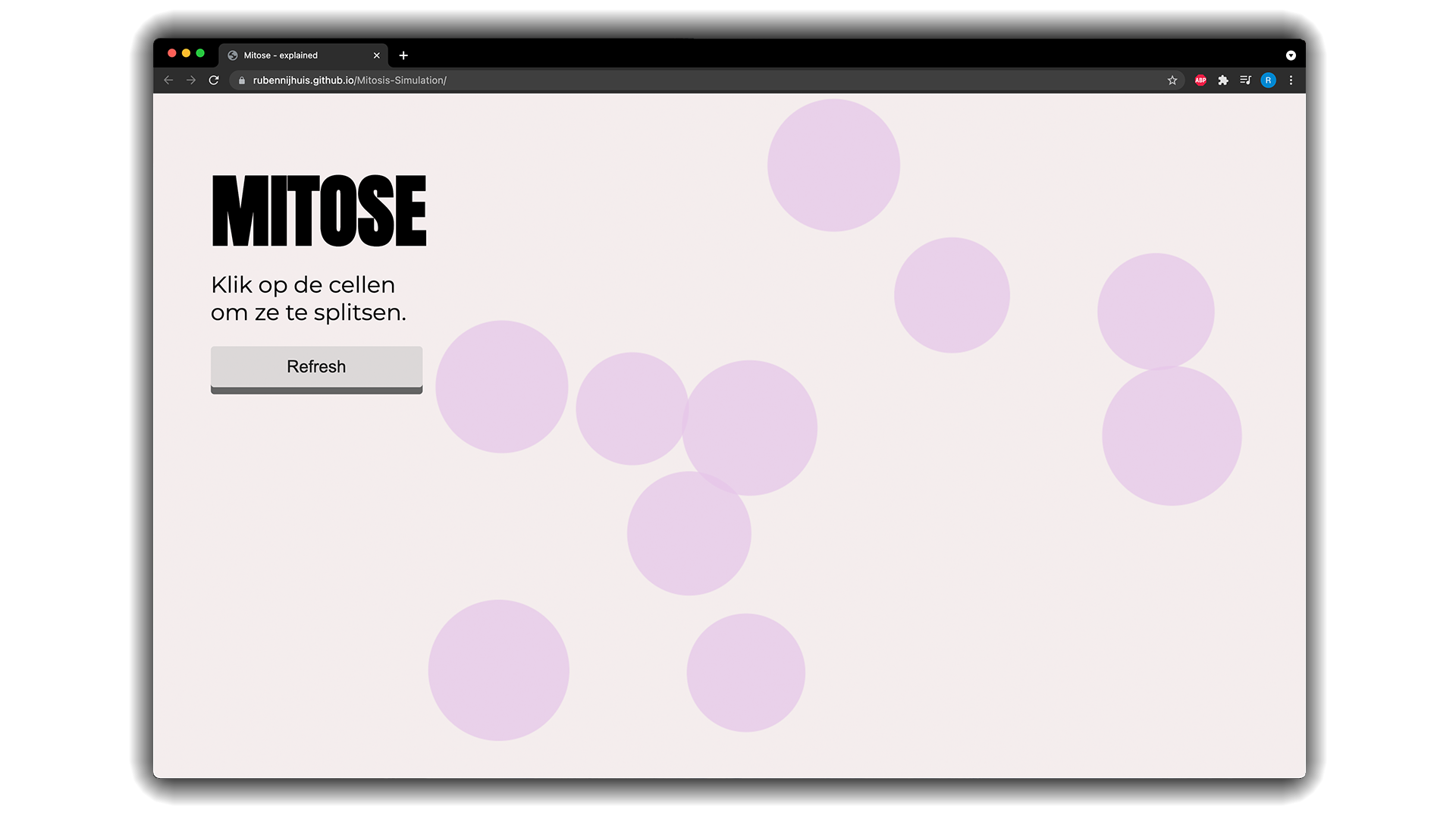 GitHub - RubenNijhuis/Mitosis-Simulation: 🧠 Small scale mitosis simulation on the web